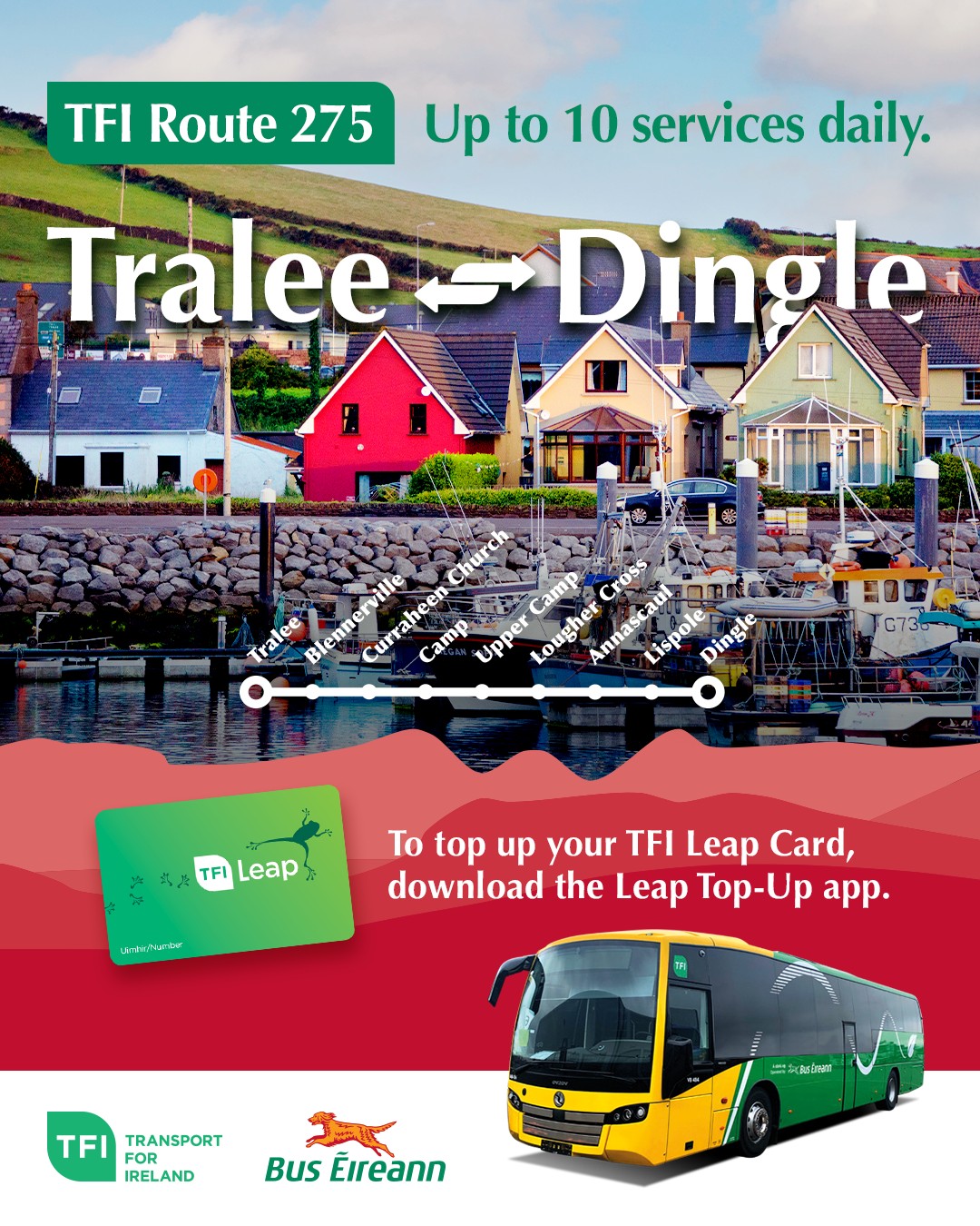 Travel - Getting to the Festival - Dingle Food Festival - Féile Bia Dhaingean Uí Chúis